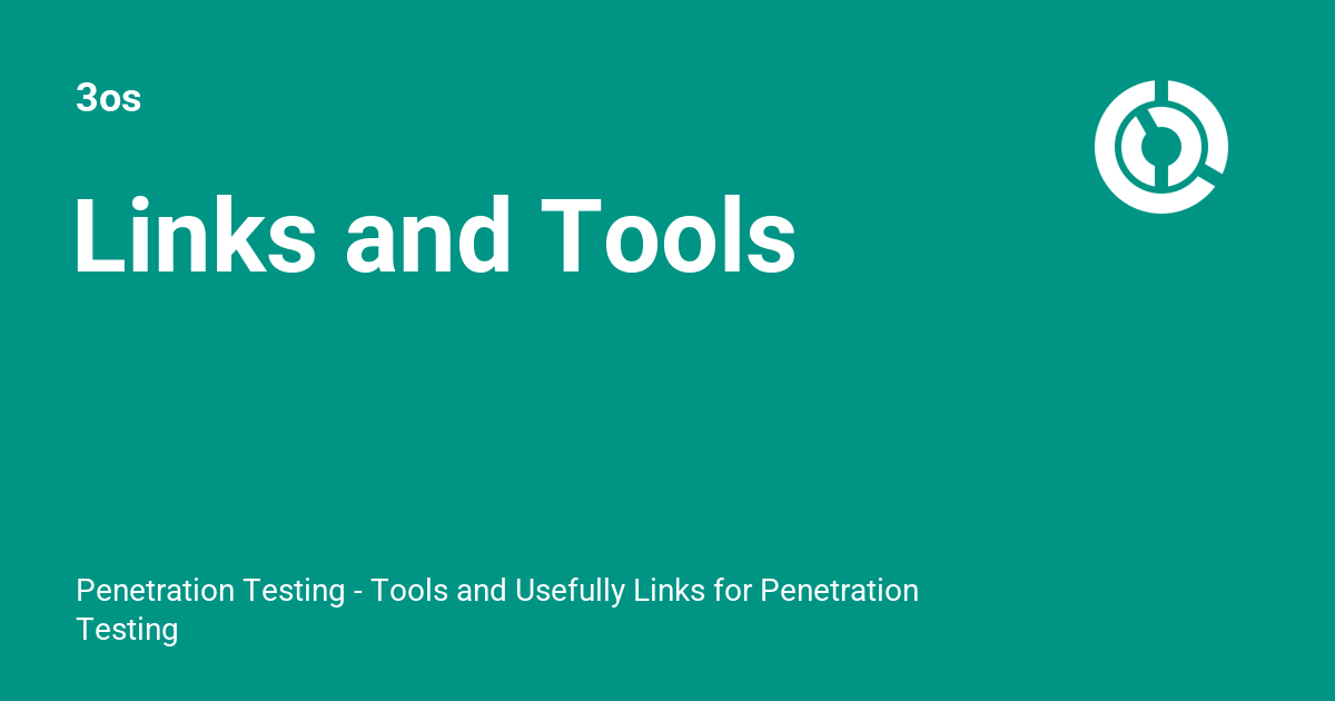 Links and Tools - 3os