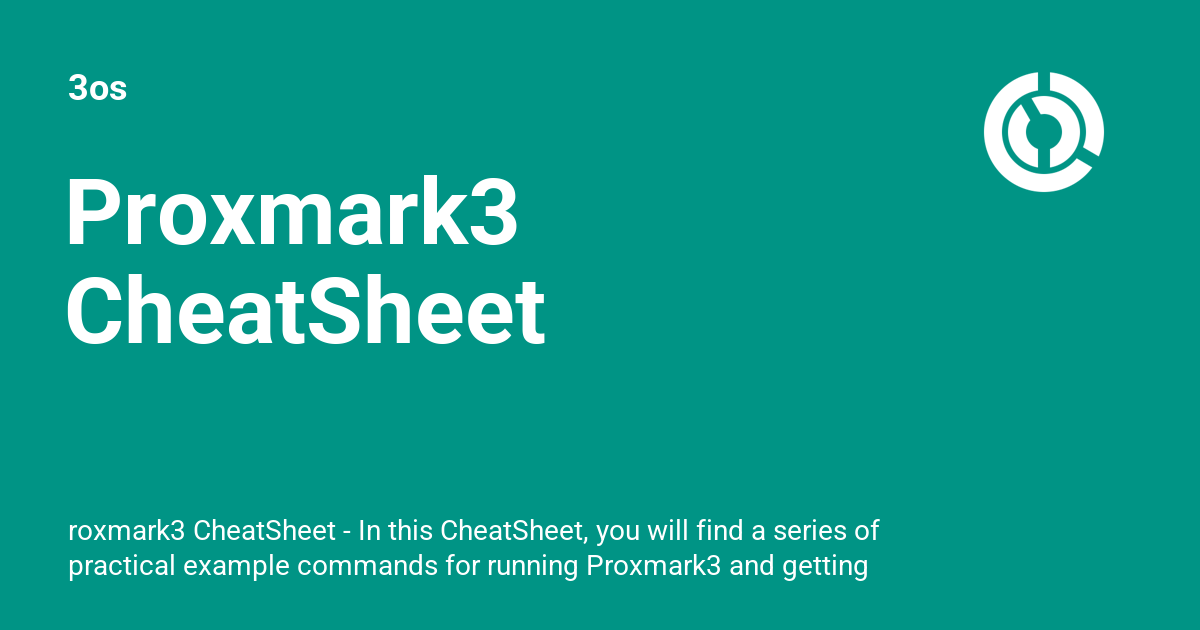 Proxmark3 CheatSheet - 3os